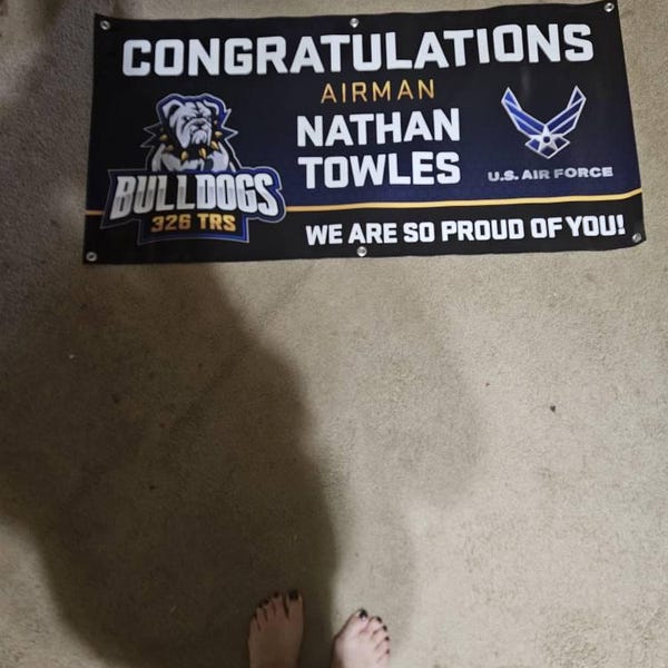 326 TRS Bulldogs Air Force Graduation Banner - Etsy