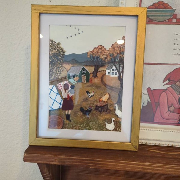 Early Riser - 8x8 Reproduction of My Original Gouache Painting - Etsy