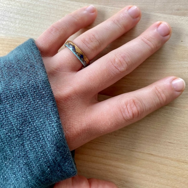Custom Mountain/ocean Rings for Men - Etsy