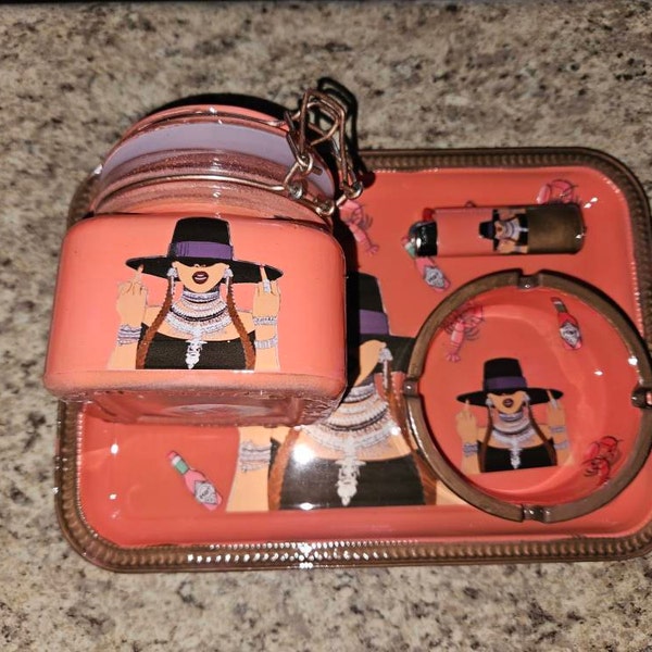 DBZ Inspired Weed Rolling Tray Set - Etsy