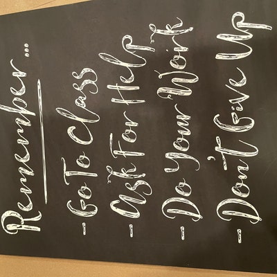 CUSTOM QUOTE PRINT, Chalkboard Wall Art, Custom Chalkboard Print ...