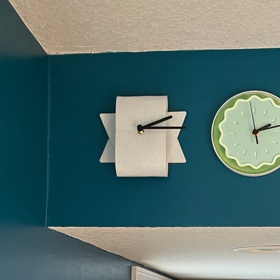 7 Minimalist Very Small Wooden Quiet Turquoise Timekeeper for Kitchen ...