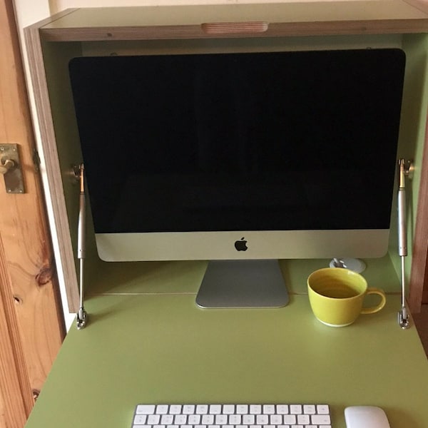 21.5” Monitor Desk• Office Desk Folding Desk Space Saving Desk ...