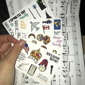 Swing Your Razor Wide // Broadway Theatre Planner Bullet | Etsy