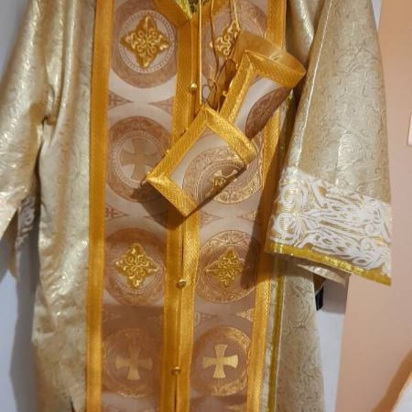 Seraphical Nonmetallic Brocade - Church Brocade - Liturgical Brocade ...