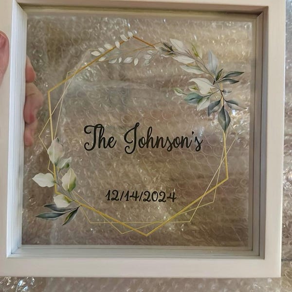 Sand Ceremony Frame for Wedding / Sand Ceremony Unity Wedding Box ...