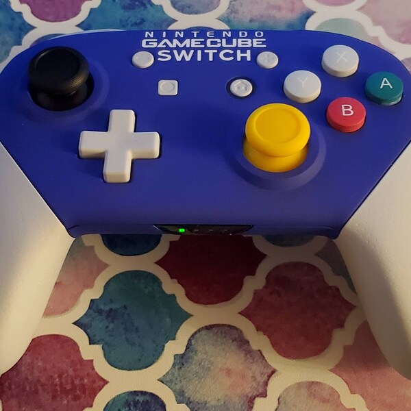 Custom Gamecube Themed Nintendo Switch Pro Controller - Etsy