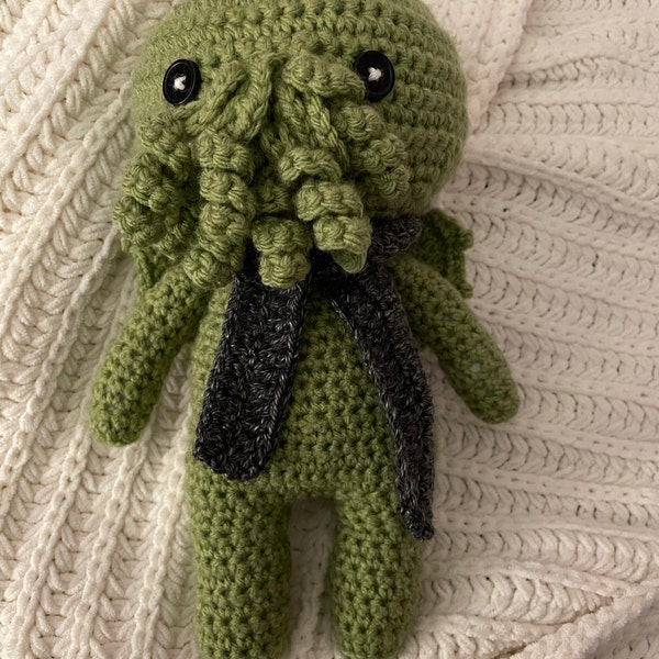 Cthulhu Crochet Pattern - Mini Cthulhu Eldritch God - Etsy