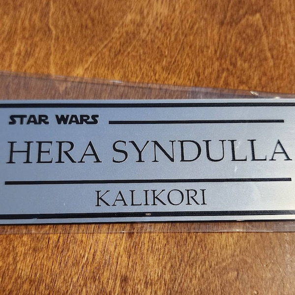 Custom Engraved Car Name Emblem Badge Black With Gray Customized Text ...