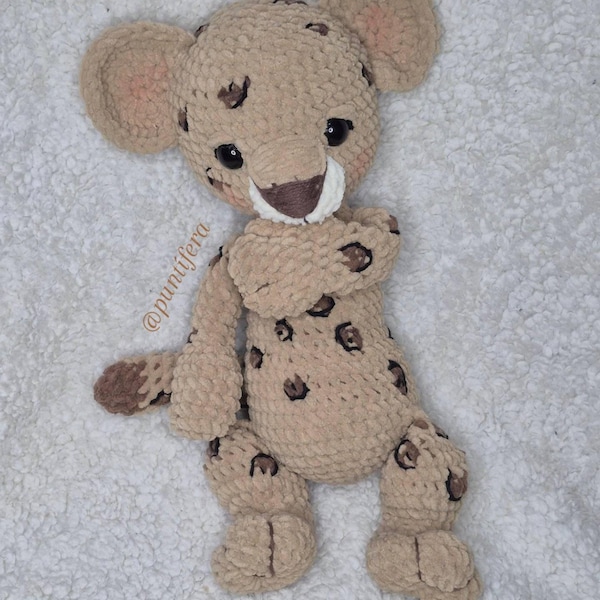 Cleo the Cheetah & Suki the Snow Leopard 2 in 1 Low Sew Crochet Pattern ...