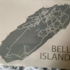 Typographic Map of Bell Island, Newfoundland | Avalon Peninsula ...