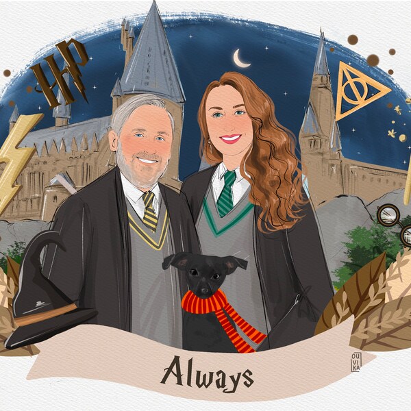 Personalized Guest Place Card, Custom Portrait Place Cards, Event ...