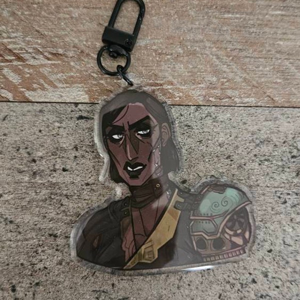 Arcane Charms | Arcane Fanart | Acrylic Epoxy Keychain Charms - Etsy
