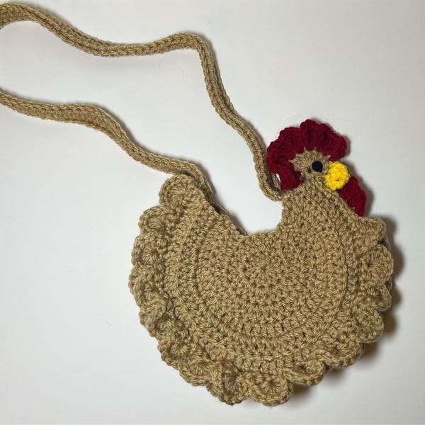 Crochet Chicken Bag Pattern Only U.S Terms - Etsy