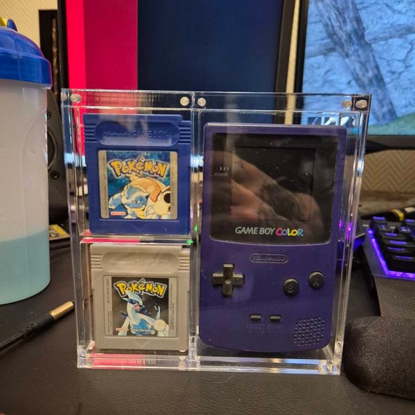 Game Boy Advance Clearstand 6GBA 6 Cartridge Display Stand Case for ...