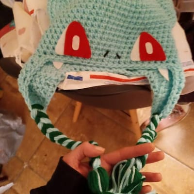 Crochet Bulbasaur Beanie/hat - Etsy