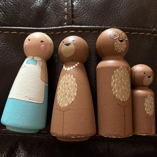 Goldilocks and the Three Bears Story Peg Set | Storytelling Props ...