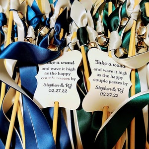 175 Ribbon Wands Send off Ideas Ceremony Exit Wedding Ribbon | Etsy