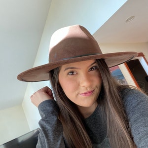 Tyler Childers Custom Hand Burned Wide Brim Fedora Hat Floral, Flowers ...