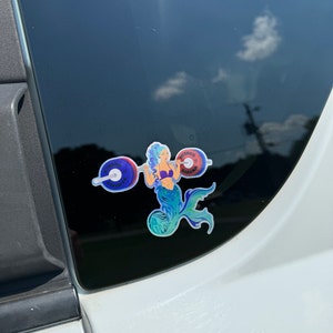 Mermaid Eating Strawberries Artwork Sticker - Etsy