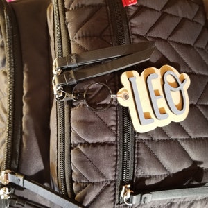 Custom Kids Name Backpack Tag for School Bag Personalized Childs Bag ...