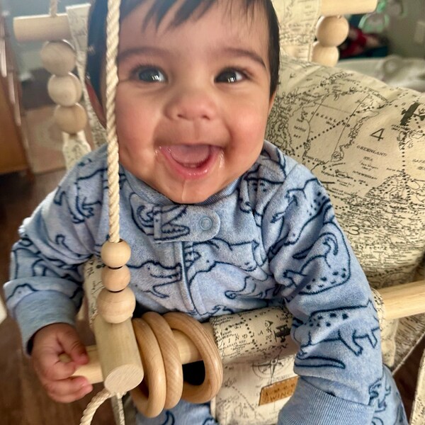 Premium Outdoor Baby Swing Sage | Porch Swing | Tree Swing | Swing Set ...