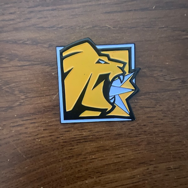 Lion Six Siege Enamel Pin - Rainbow Six Siege Operator Pins - Lion ...