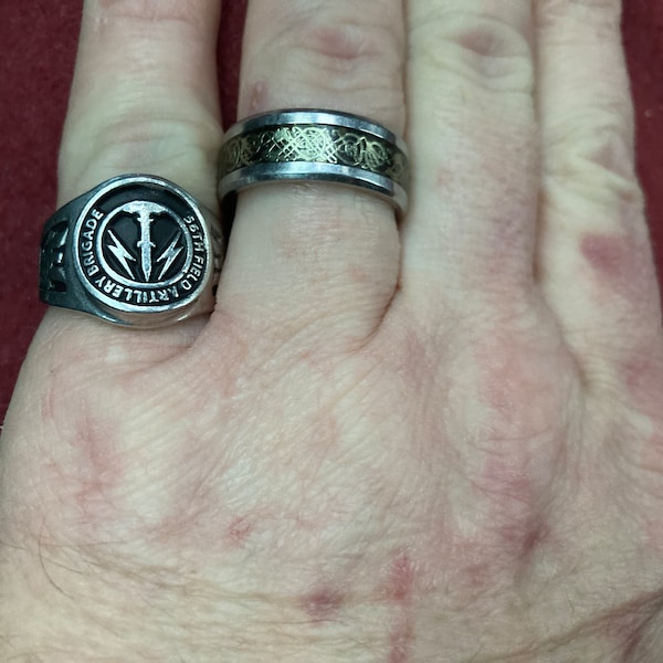 16TH Military Police Brigade Insignia Ring MP Service Ring Military ...