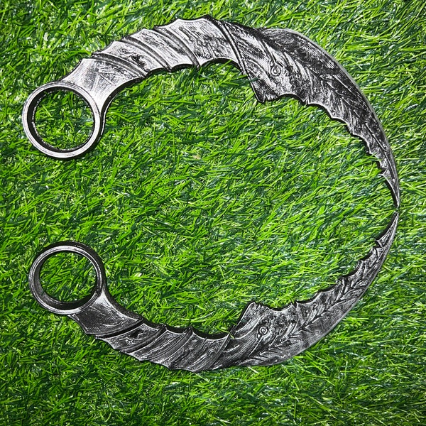 Full Size Maze Blades Demon Knife Karambits Mazikeen, Prop Replica ...