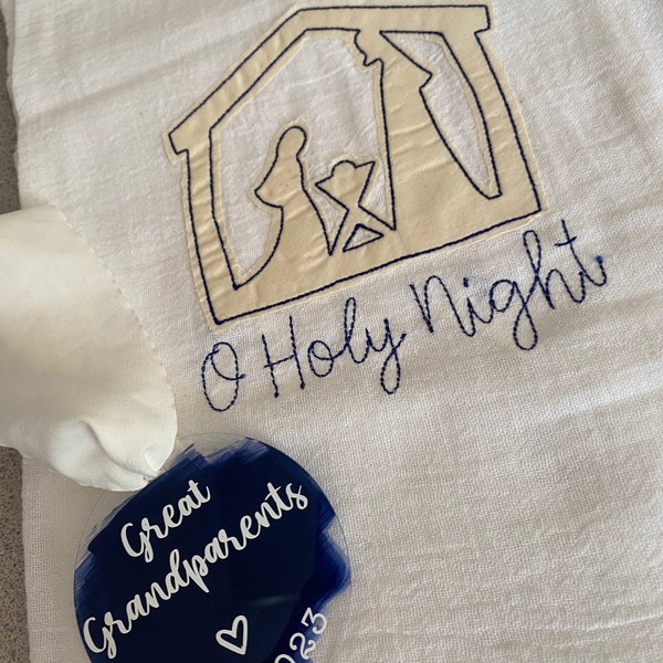 Simple Nativity Applique Machine Embroidery Quick Stitch Design - Etsy