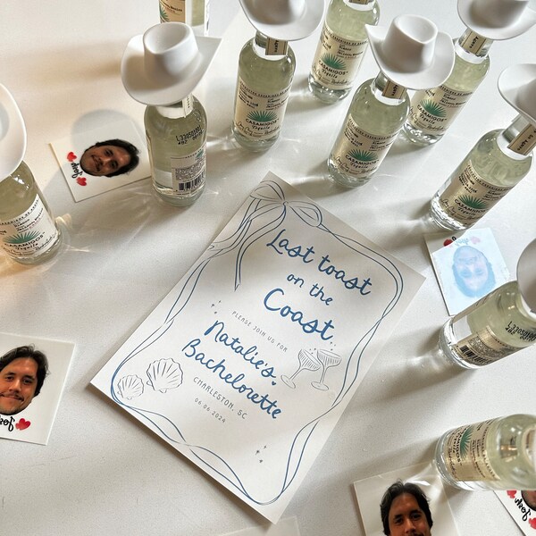 Drink Bar Menu Template Printable, Hand Drawn Line Art Illustrated Bar ...