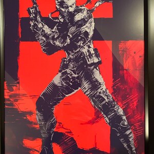 MGS Snake V4 Premium Poster. - Etsy