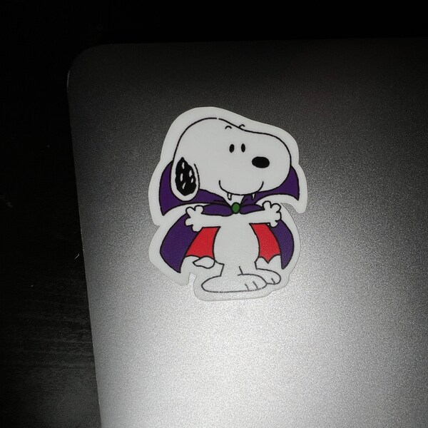 Snoopy Vampire Sticker - Etsy