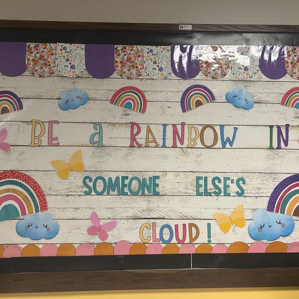 Birthday Bulletin Board Kit Birthday Chart BEE Themed | Editable - Etsy