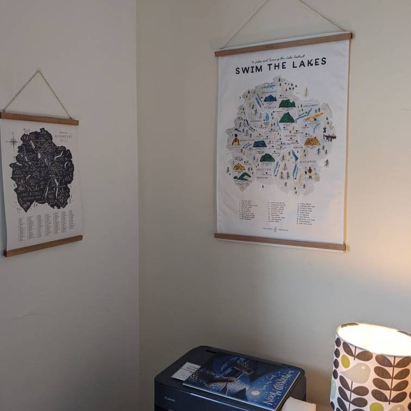 Wainwright Fells - Illustrated Map Checklist. the Complete 214 ...