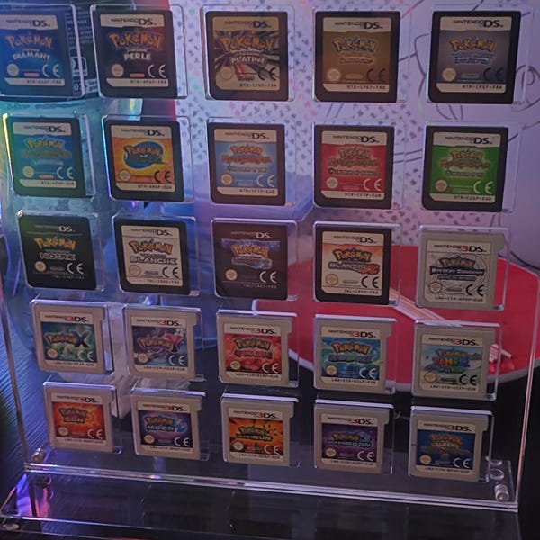 Acrylic Bitlounger S Modular Storage for Retro Video Games Cover ...