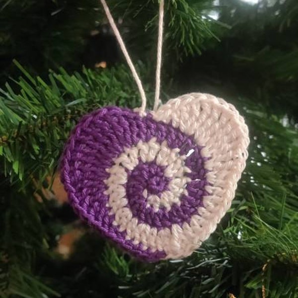 Swirly Heart Crochet Pattern PDF - Etsy