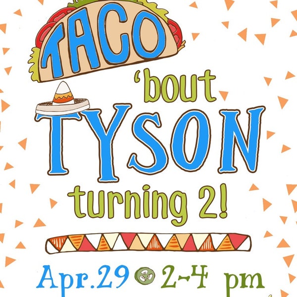 Taco Clip Art, A Mexican Fiesta Taco Tuesday Theme Image Set, Cinco De ...