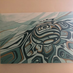 Raven Formline Art - Northwest Coast Style - Handmade Screen Print ...