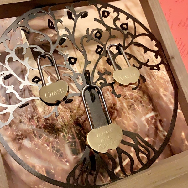 Lovelocks Tree of Life (petite Table Top) Love Locks Wedding Unity ...