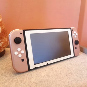 Custom Rose Gold Nintendo Switch Joy-con Joycon Controllers With White ...