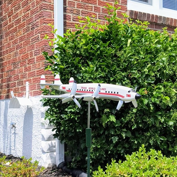 TWA Lockheed Constellation Wind Spinner Whirligig - Etsy