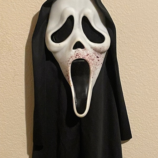 Scream 6 Mask Custom - Jason Carvey Bloody Ghostface - Etsy