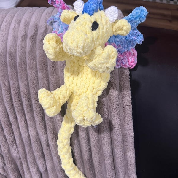 Diddy Dex the Palm Sized Snuggler Dragon Crochet Pattern Amigurumi ...