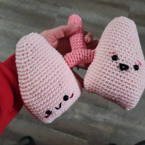 Anatomical Lungs Crochet Pattern PATTERN ONLY Instant DOWNLOAD ...