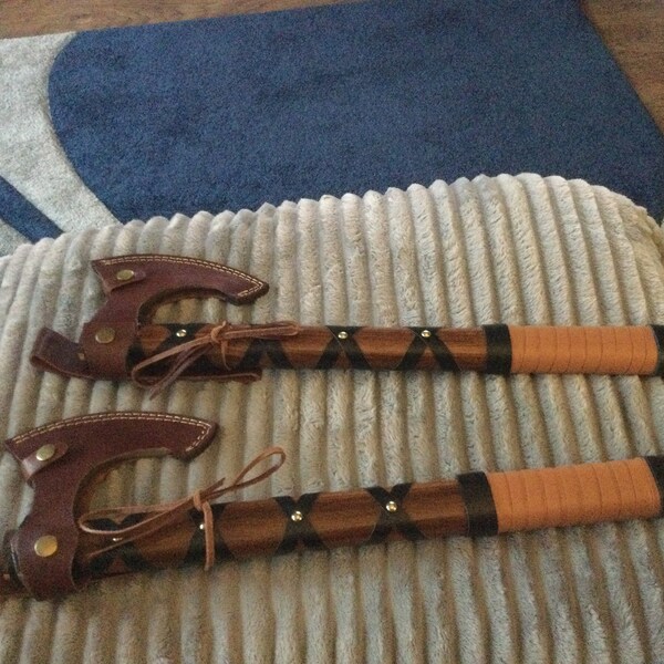 Viking Axe, Forged Camping Axe, Norse Bearded Carbon Steel Axe ...