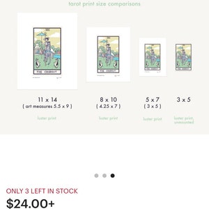 The Star XVII Tarot Card Art 5x7 Art Print Hand-cut and - Etsy