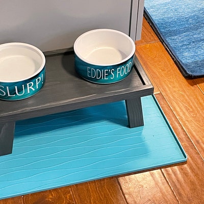 Tall Bowl Stand Elevated Dog Bowl Feeder Raised Dog Feeder Dog Lick Mat ...