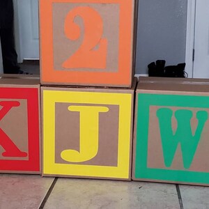 ABC Blocks , Letter Blocks , Alphabet Blocks Party Decorations ,large ...