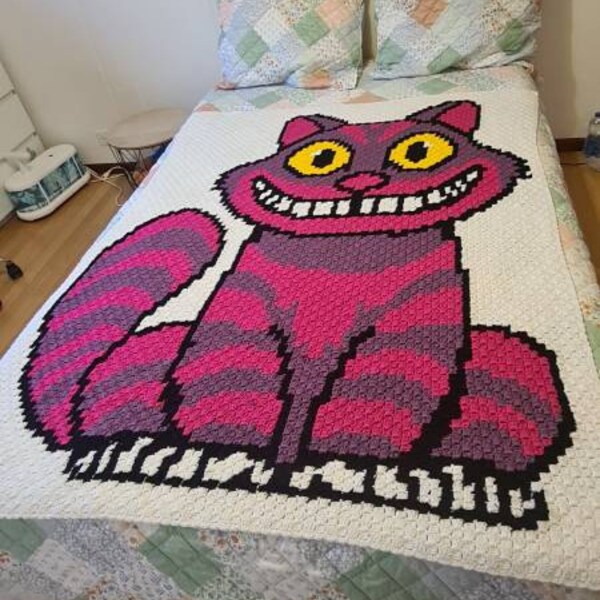 Creepy Skull Middle Finger Pattern and Graph C2C & Tapestry Crochet ...